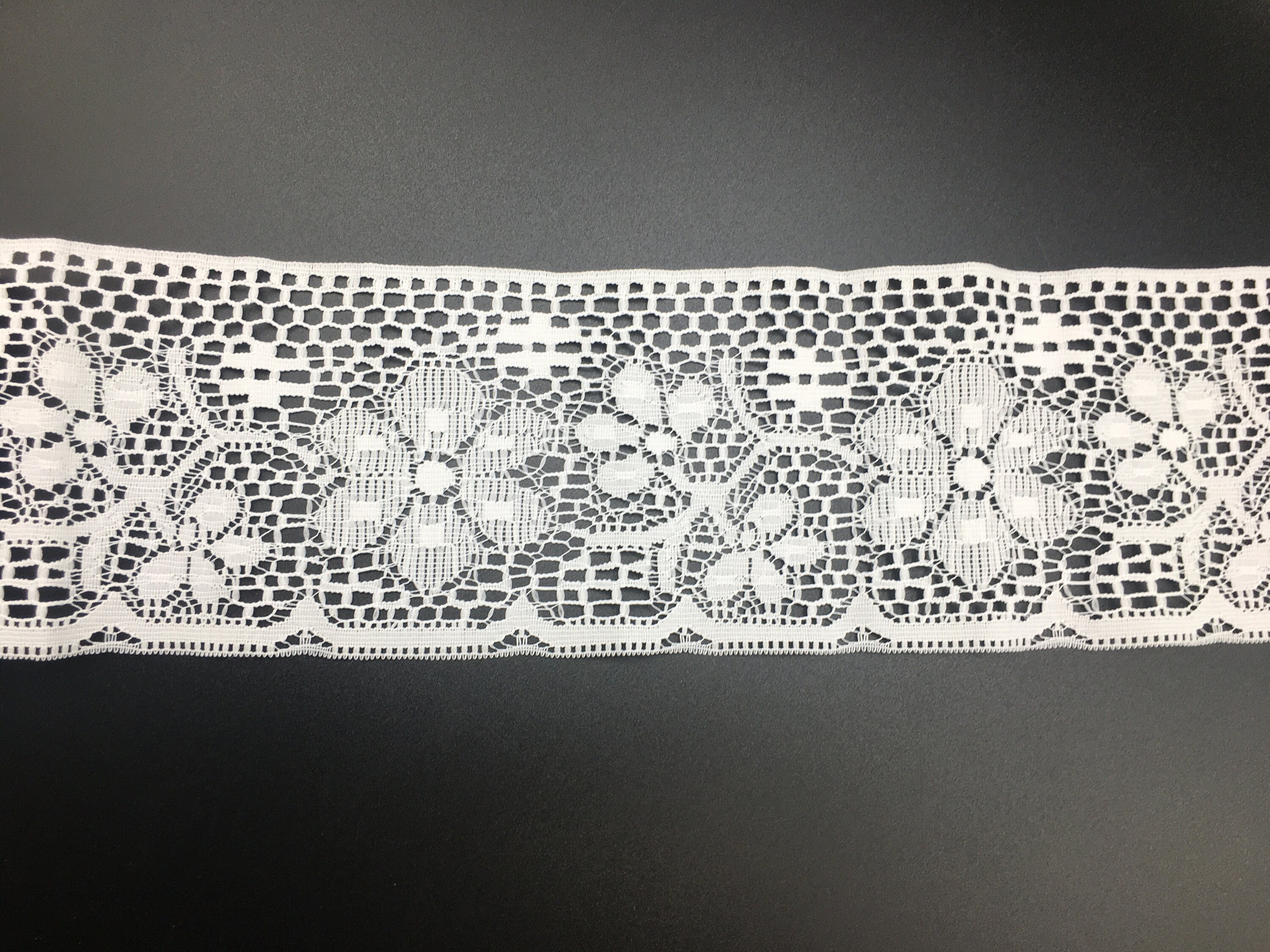 Vintage 4 Inch Wide White Lace Trim - Etsy