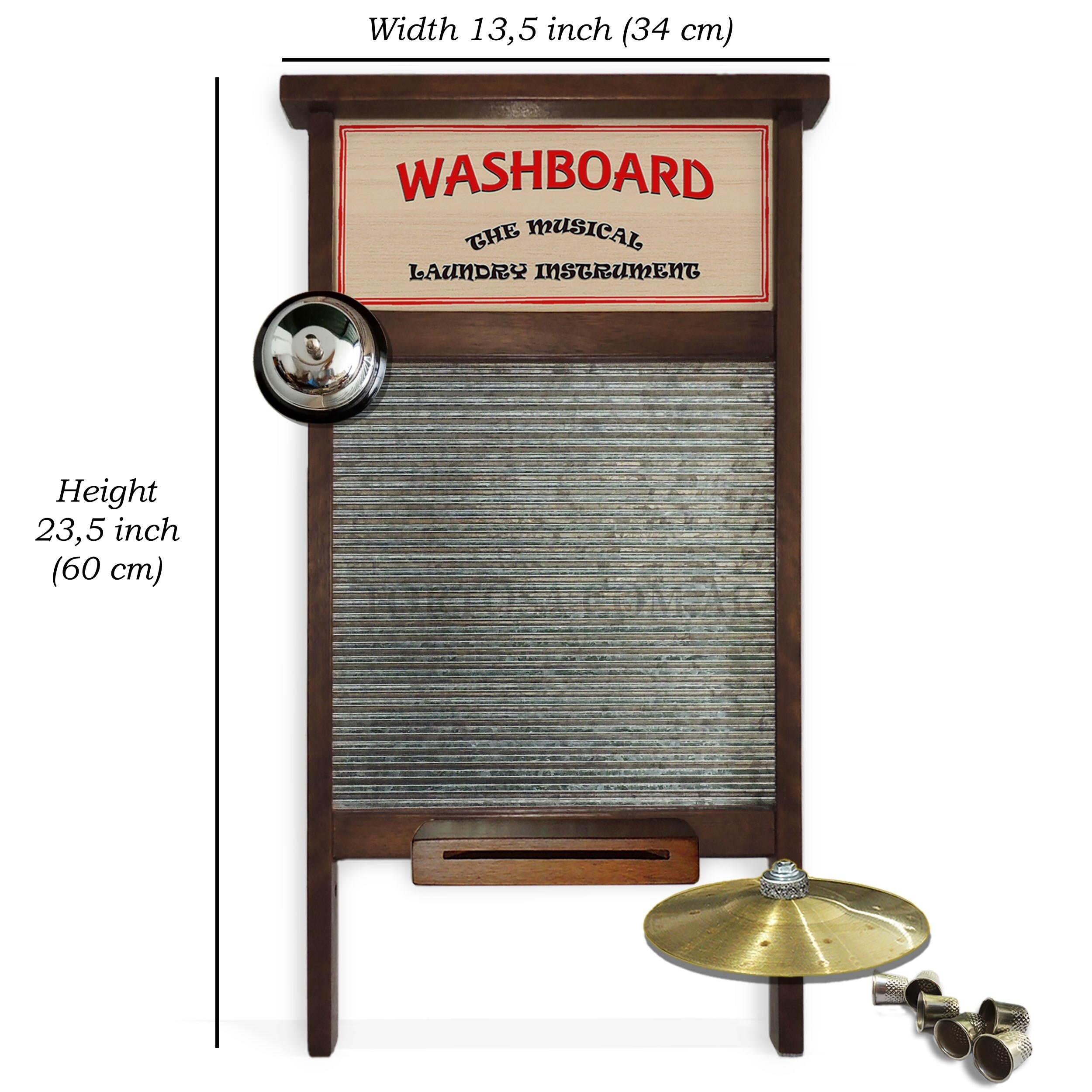 Instruartes Handmade Large Washboard With 5 Accessories - Artisanal ...