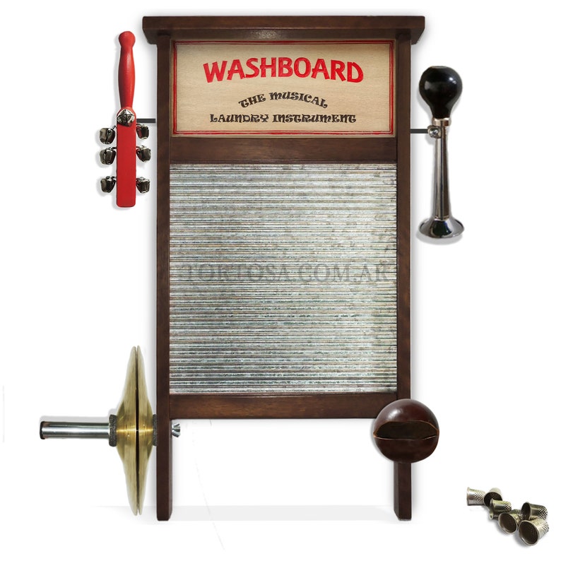 Instruartes Washboard Large Sized + Hi-hat Cymbal + 3 Accessories - Etsy