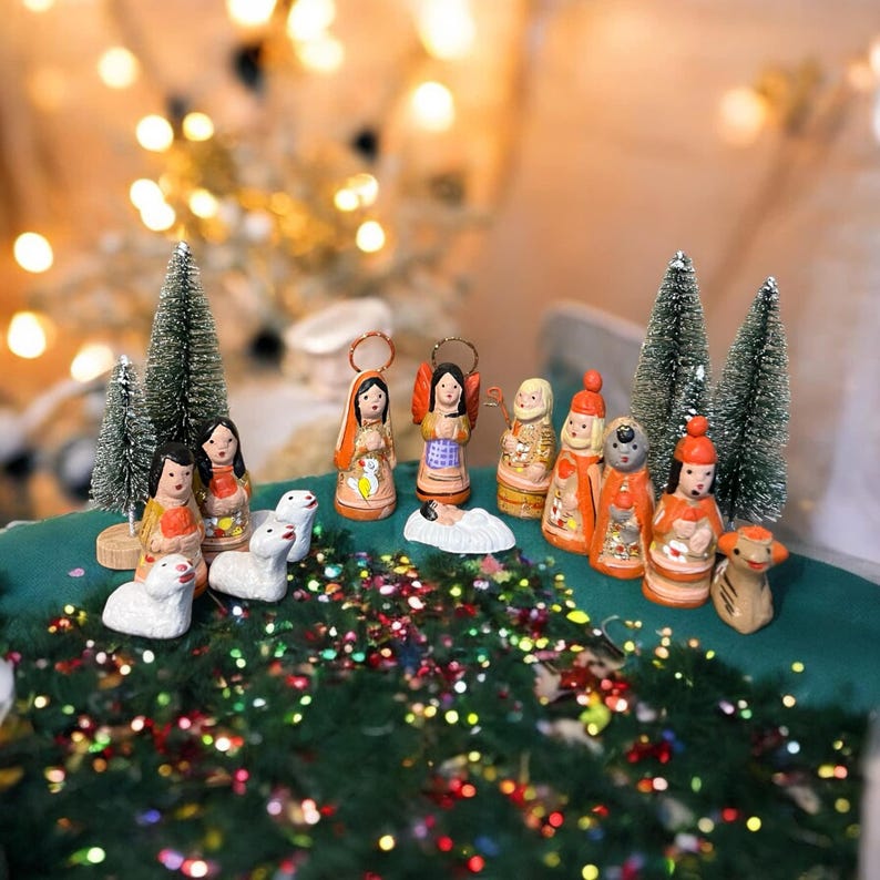 NATIVITY SET MEXICANO - Etsy