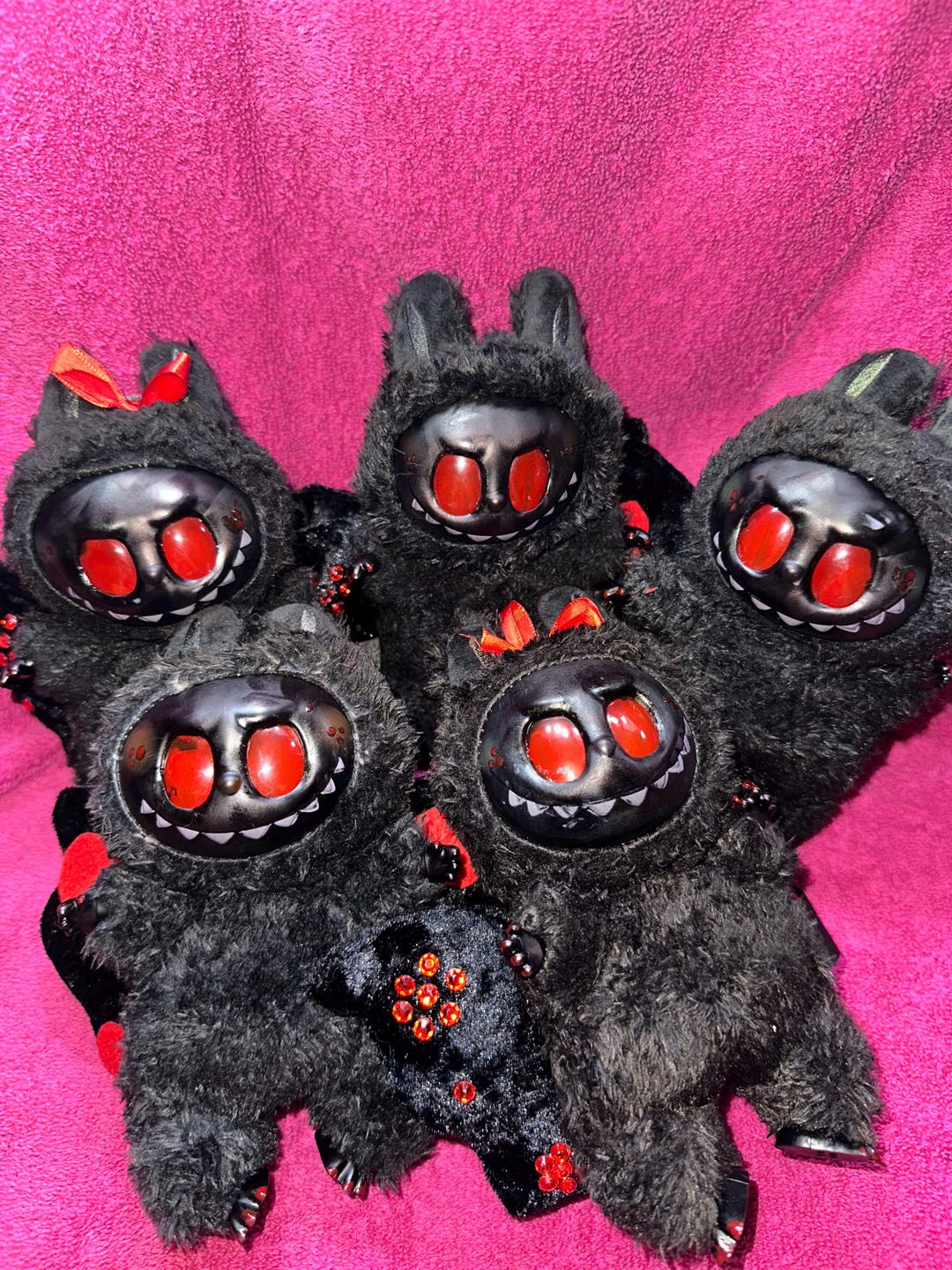 Custom Handmade Mothfufu - Mothman Labubu / Lafufu - Etsy