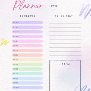 80's Calendar Planner - Etsy