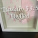 Shades of Pink Breast Cancer Shadow Box, Shadow Box, Paper Flowers ...