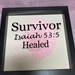Shades of Pink Breast Cancer Shadow Box, Shadow Box, Paper Flowers ...