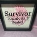 Shades of Pink Breast Cancer Shadow Box, Shadow Box, Paper Flowers ...