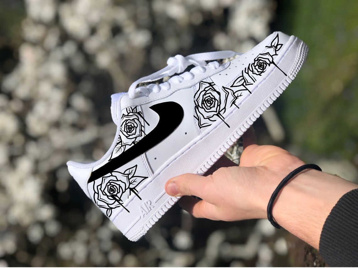 MIDLINE ROSE Custom Air Force 1 - Etsy UK