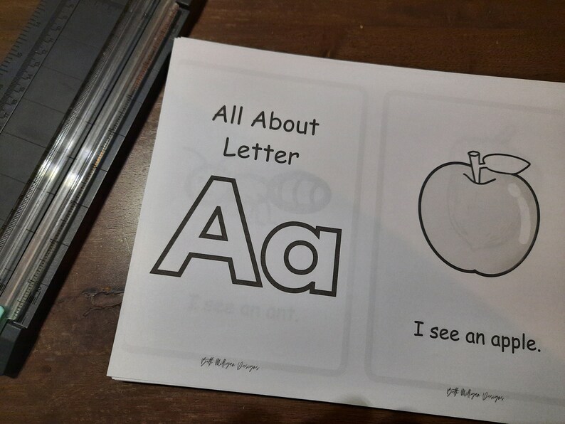 All About Letter A to Z PRINTABLE Books - Etsy