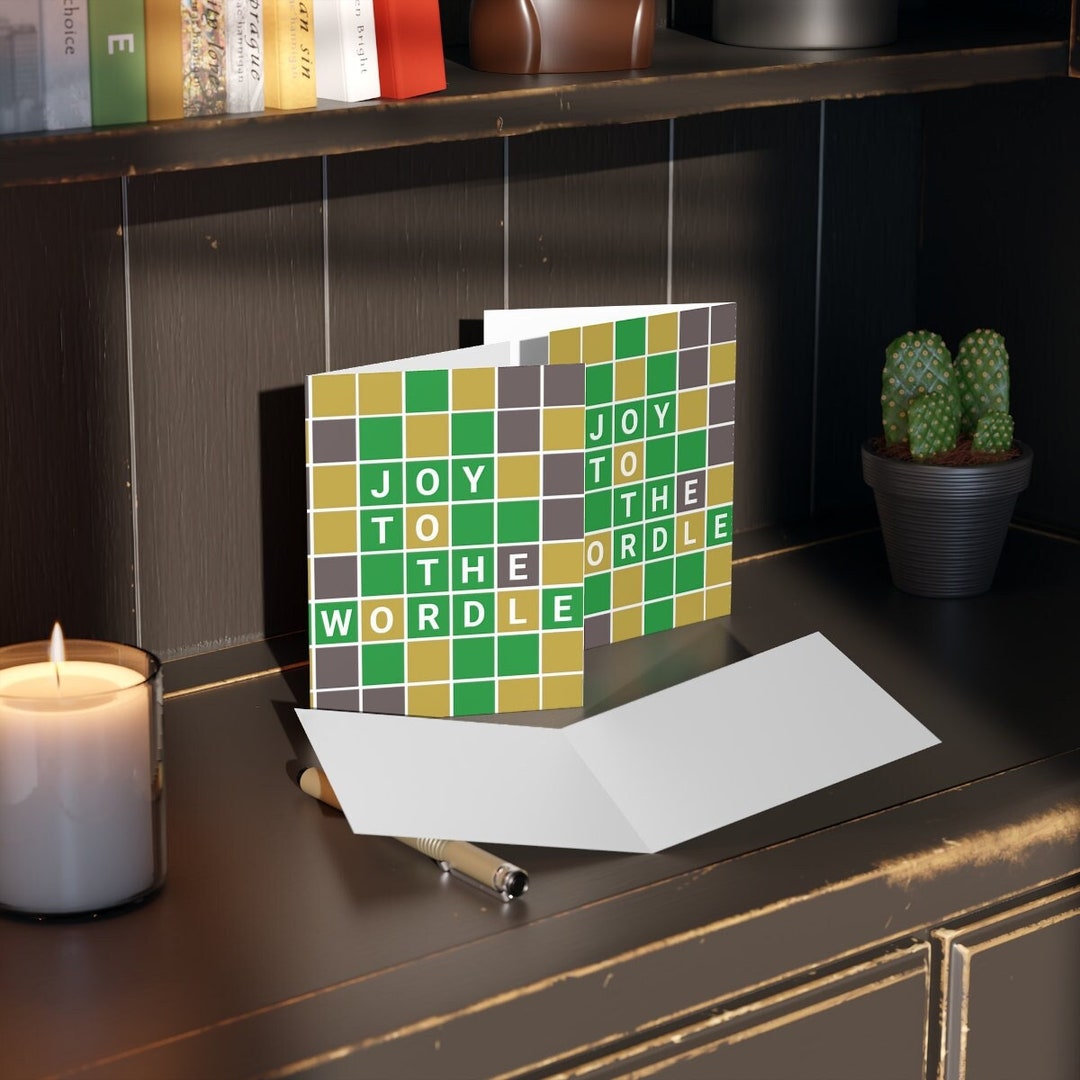 Wordle Christmas Joy to the World Funny for Word Lovers Holiday Gift ...