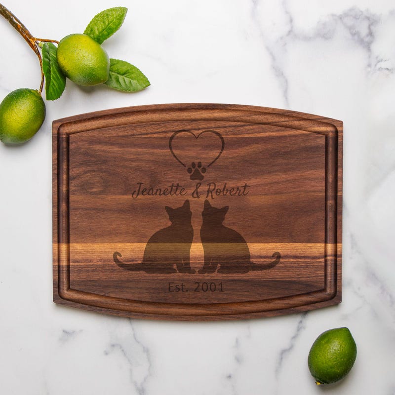 Cat Cutting Board - Etsy