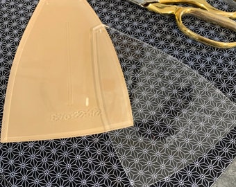 4 Panel Welders Cap Pattern/template-acrylic Design-1/4' Seam Allowance ...