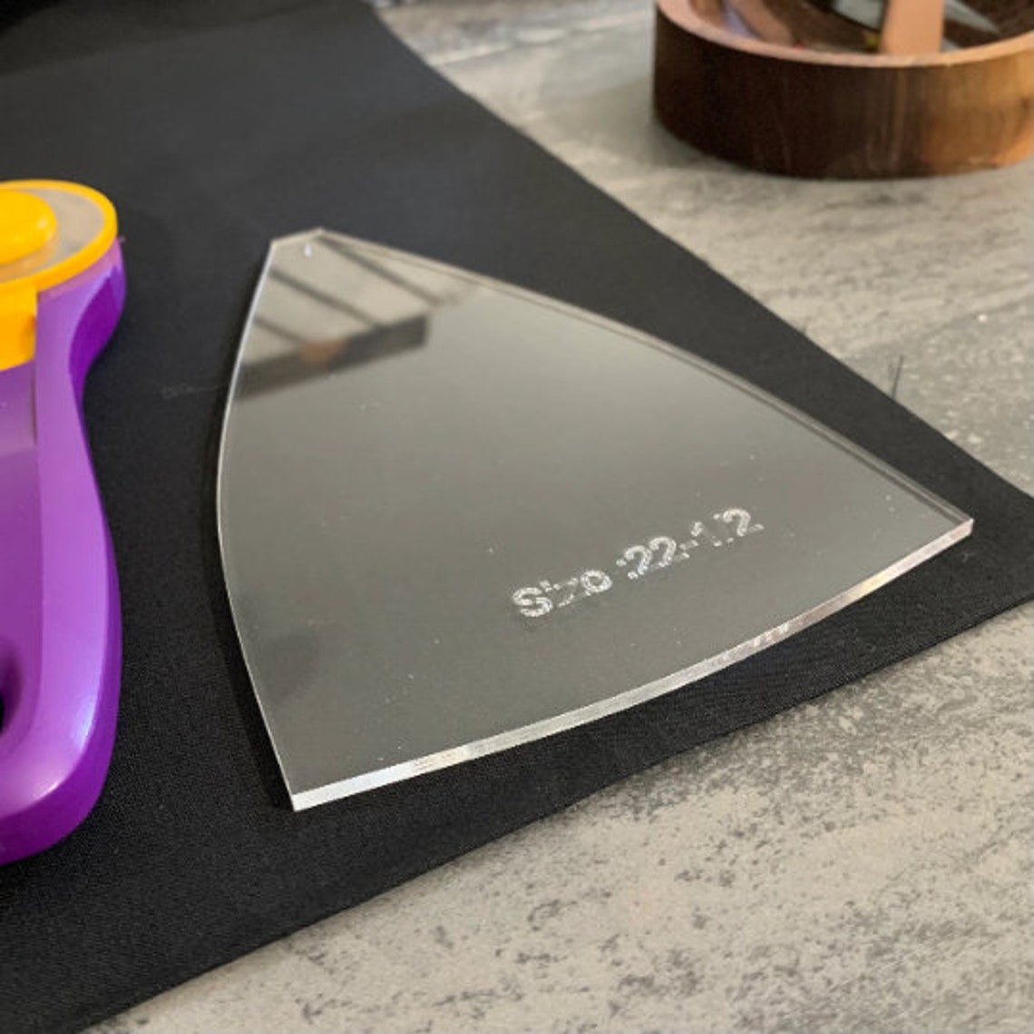 6 Panel Welders Cap Pattern/template DEEP/LOW - Acrylic Design - 1/4 ...