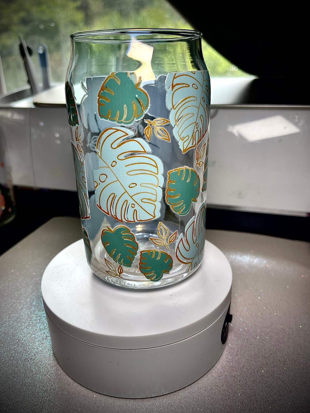 16 Oz Libby Glass Plant - Etsy
