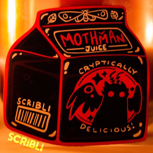 Mothman Magnets Cute Cryptid Mothman Magnet Set Boba - Etsy