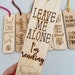 Engraved Wooden Bookmarks - Gift for Booklovers - One More Chapter ...