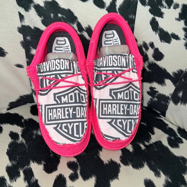 Harley Davidson Hey Dudes - Etsy