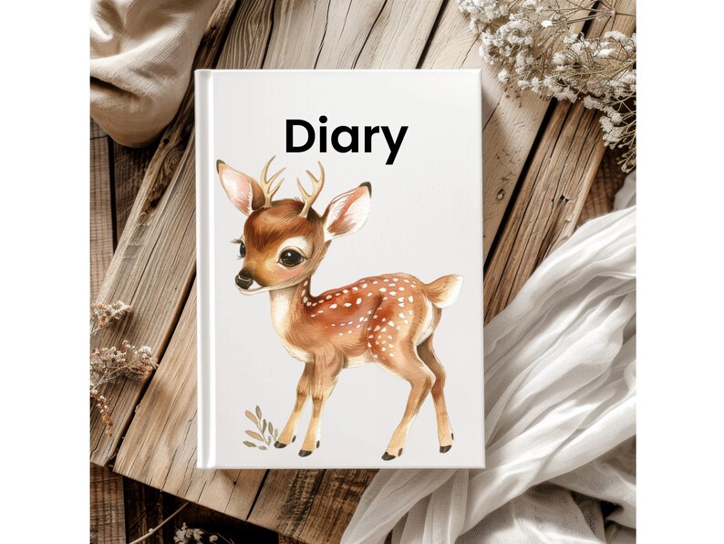 12 Printable Baby Deer Clipart Images for Decoupage, Card Making, Scrapbooking, Decorative Paper ...
