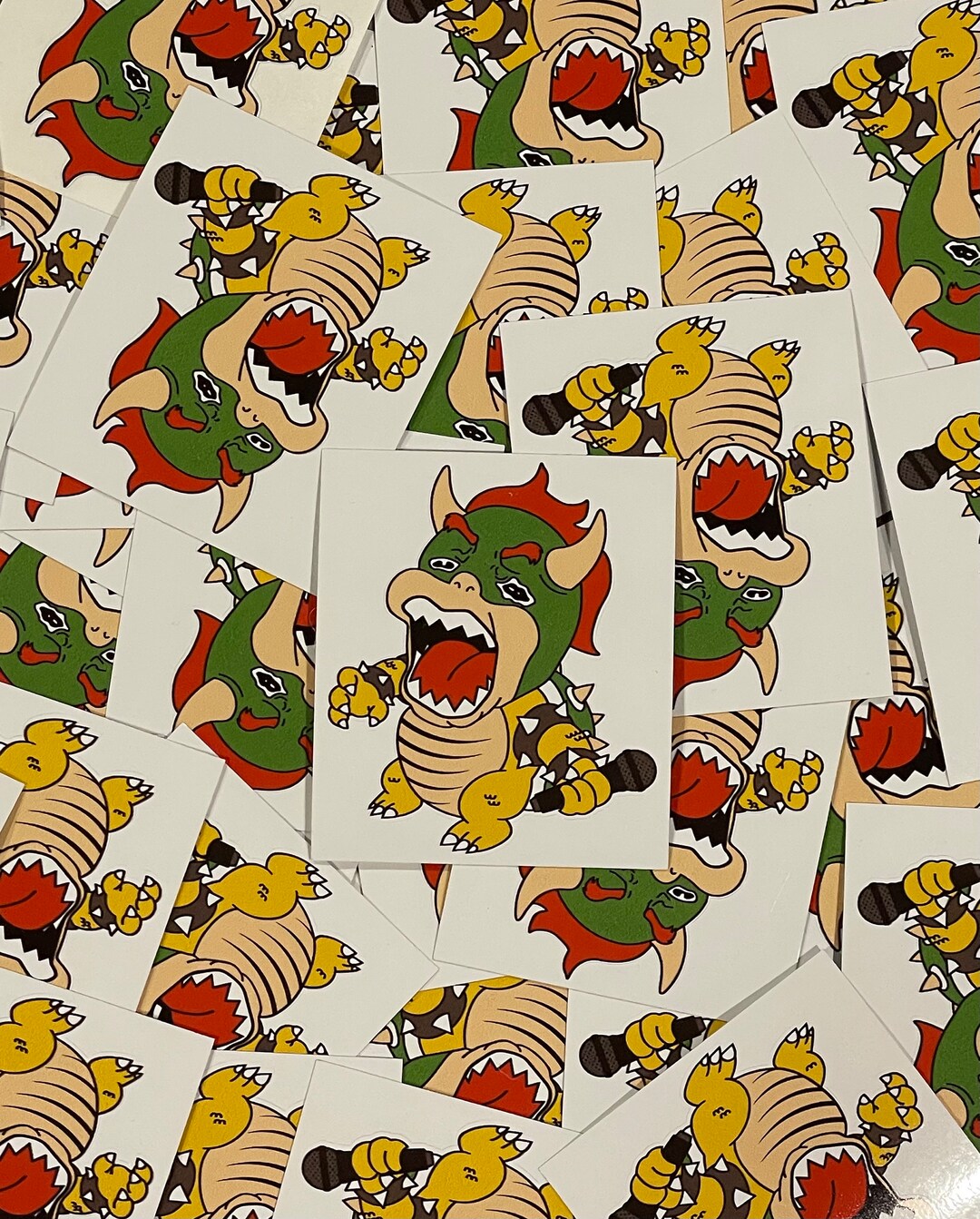 Crying Bowser Vinyl Sticker | Super Mario Movie Inspired - Etsy