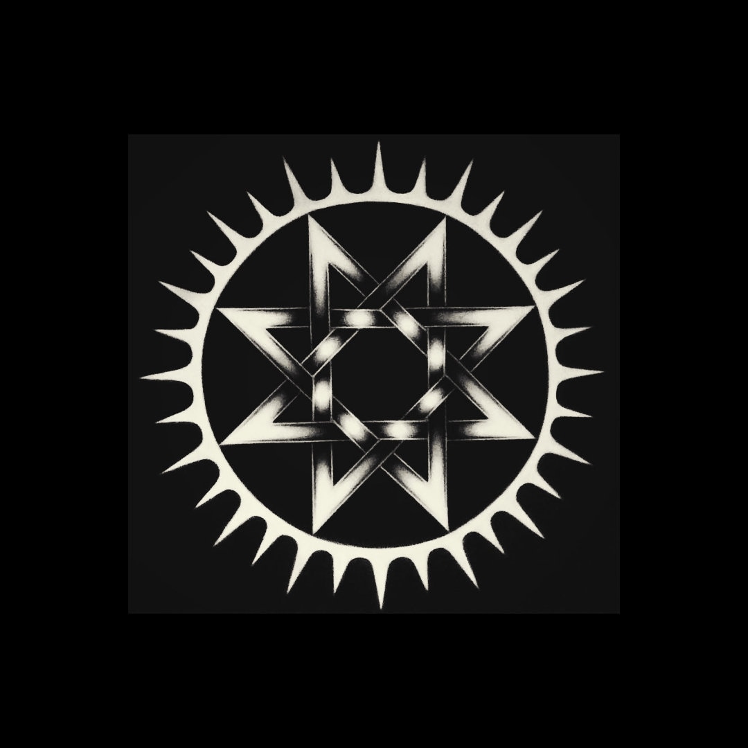 Glow in the Dark Octogram T-shirt - Etsy