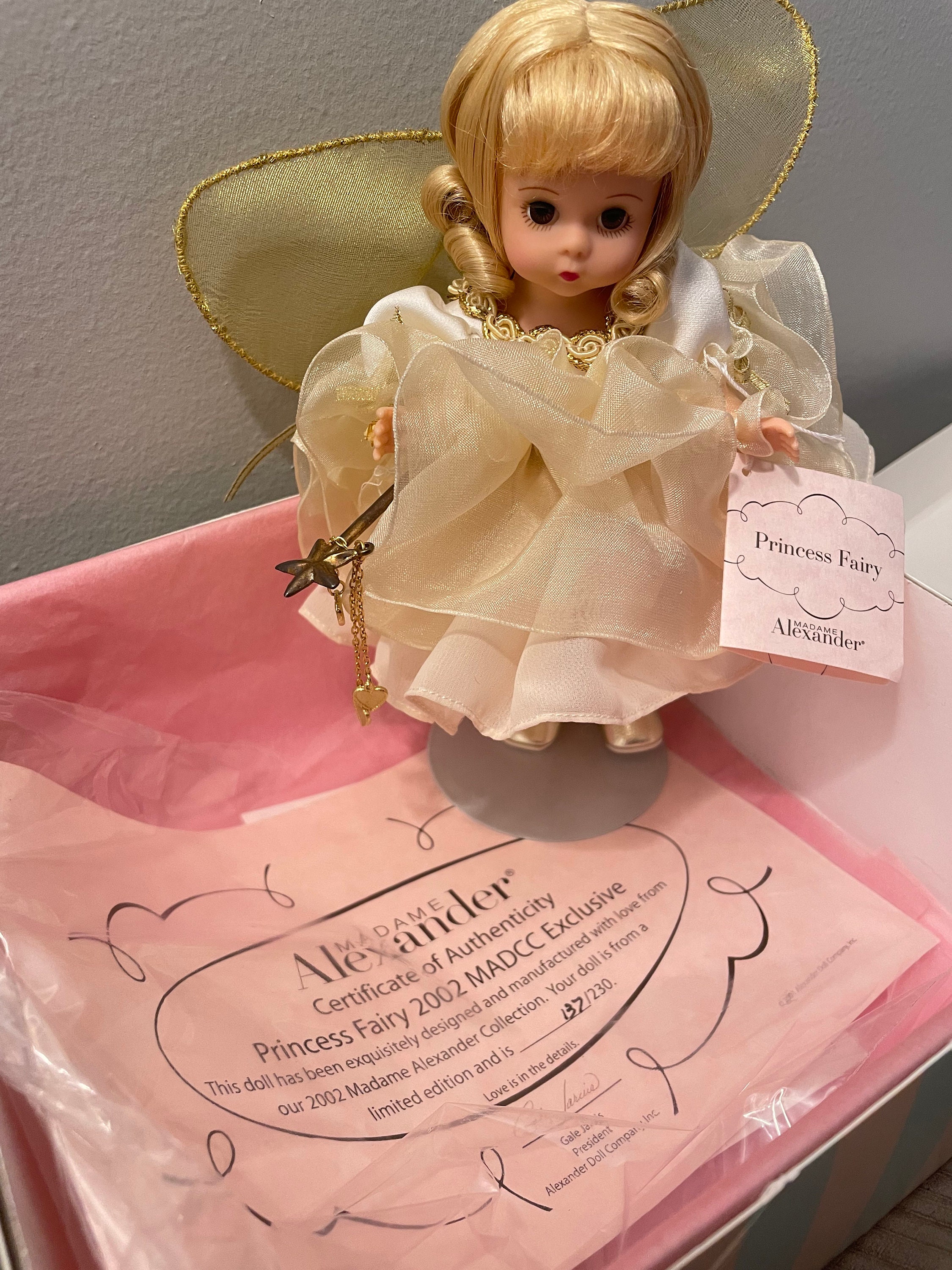 2002 MADCC Exclusive 8 Princess Fairy Madame Alexander Doll 34455 With ...