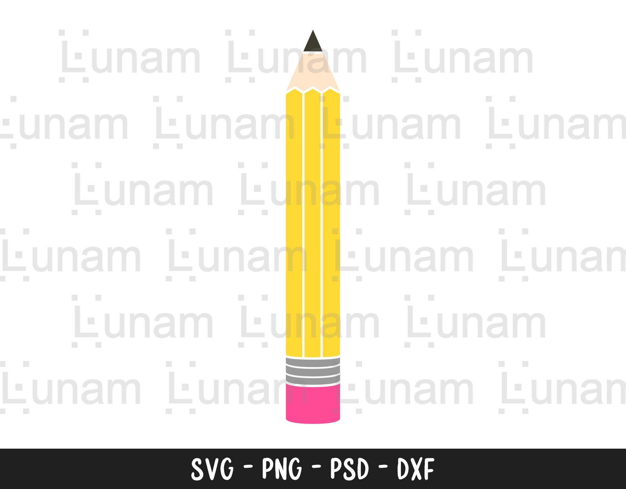 Pencil SVG Pencil Monogram Svg School Svg Teacher Svg | Etsy