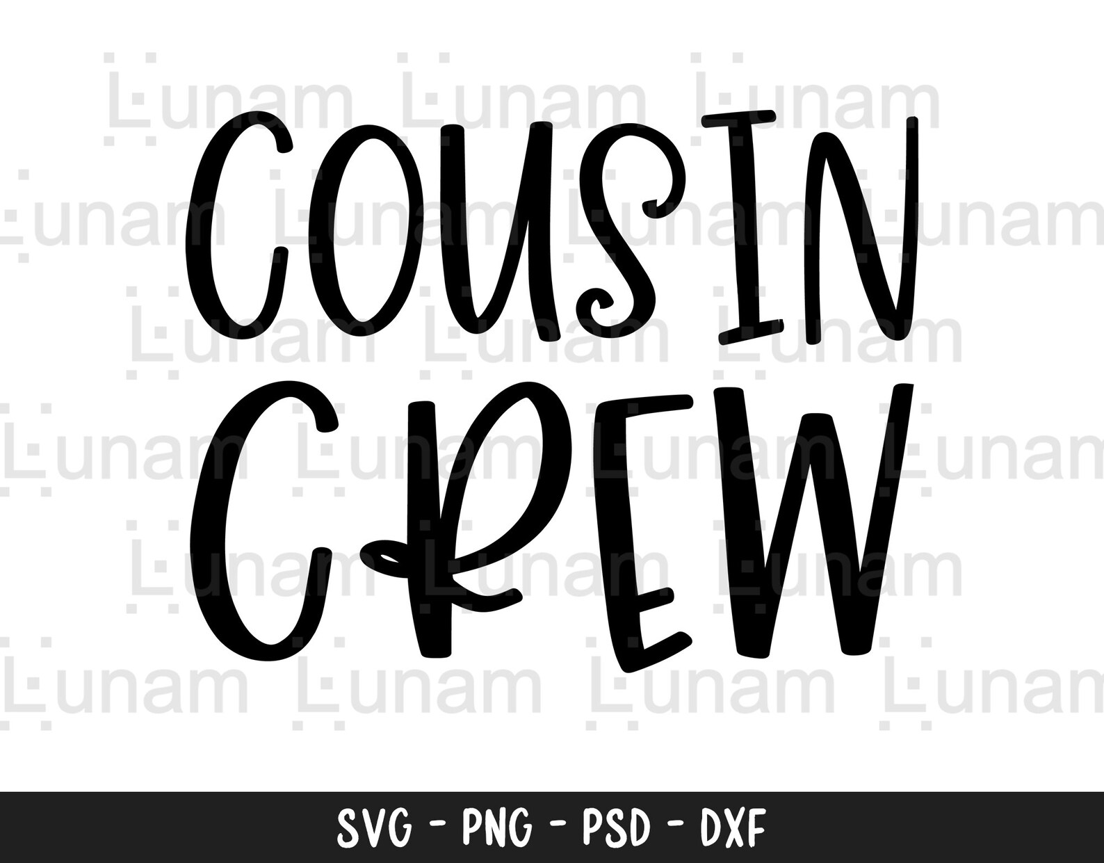 Cousin Crew SVG, Cousin Svg, Dxf and Png Instant Download, Best Cousin ...