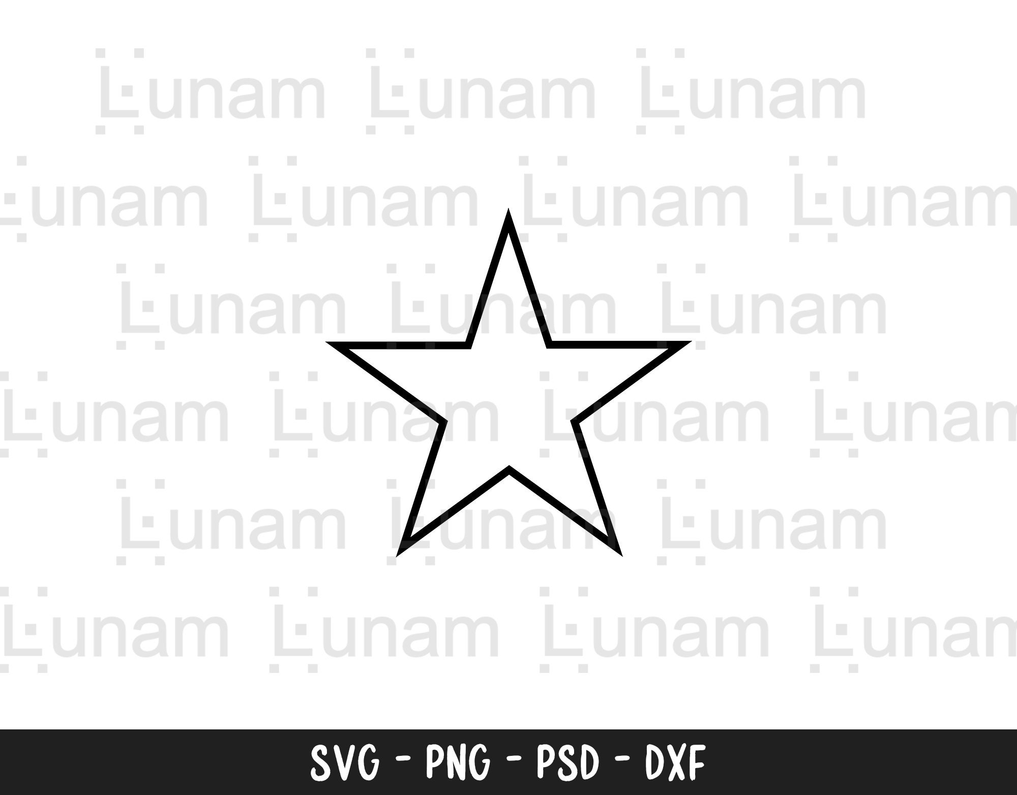 Star Svg, Star Silhouette Svg, Star Cut File, Star Silhouette Cut File ...