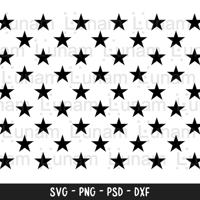 50 Stars Svg - Etsy