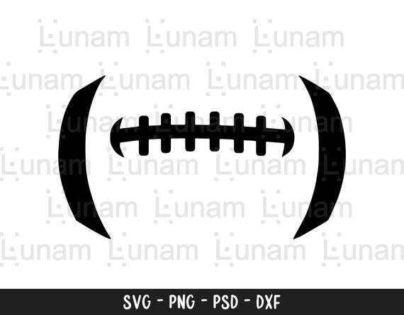 Football Laces Svg Football Silhouette Svg Football Svg - Etsy