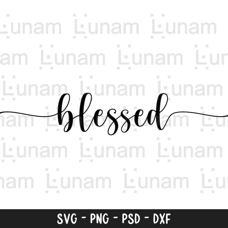 Blessed Svg - Etsy