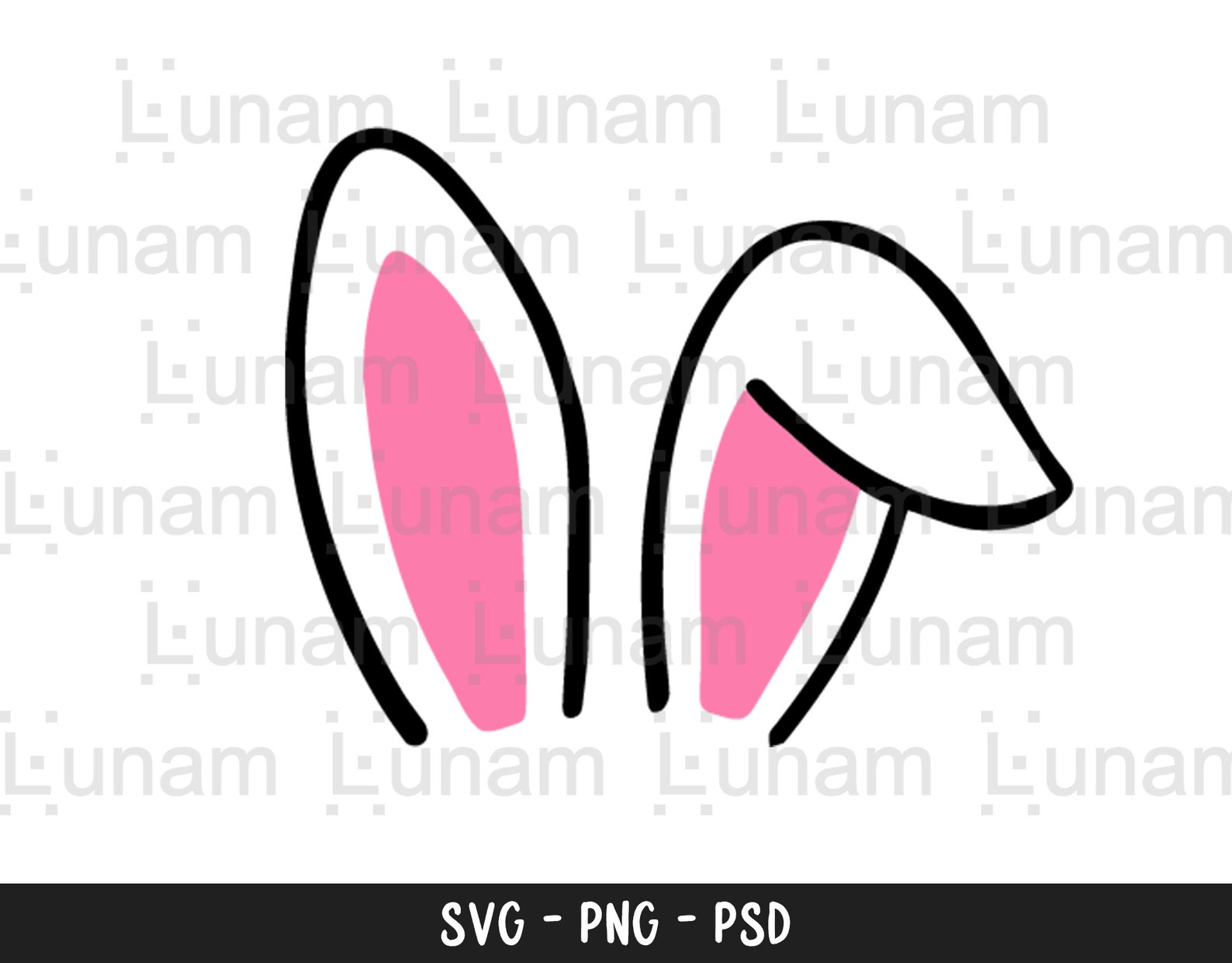 Bunny Ears SVG, Easter SVG, Easter Bunny SVG, Rabbit Ears Svg, Easter ...