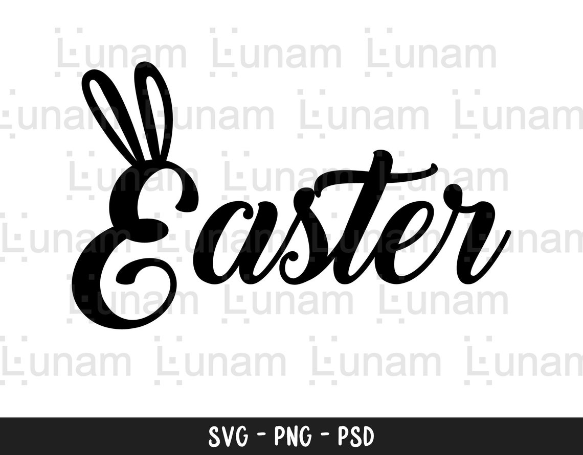 Easter Word Svg Easter Text Svg Easter Svg Easter Word Svg - Etsy