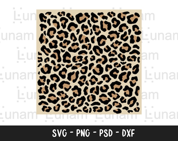 Leopard Print Pattern Svg leopard Pattern Svg Repeating - Etsy