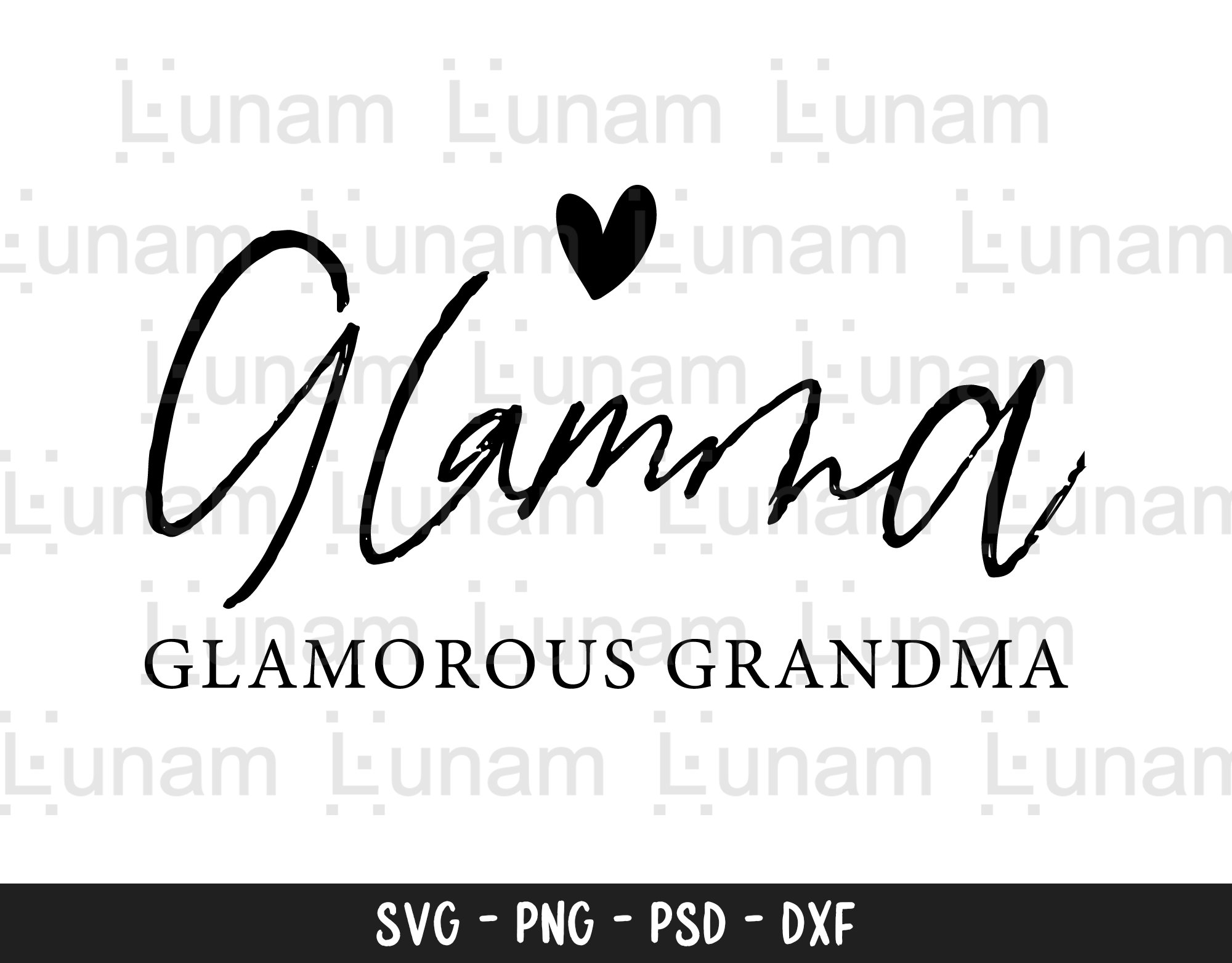 Glam Ma Svg, Grandma Svg, Blessed Grandma Svg, Blessed Nana SVG, Nana ...