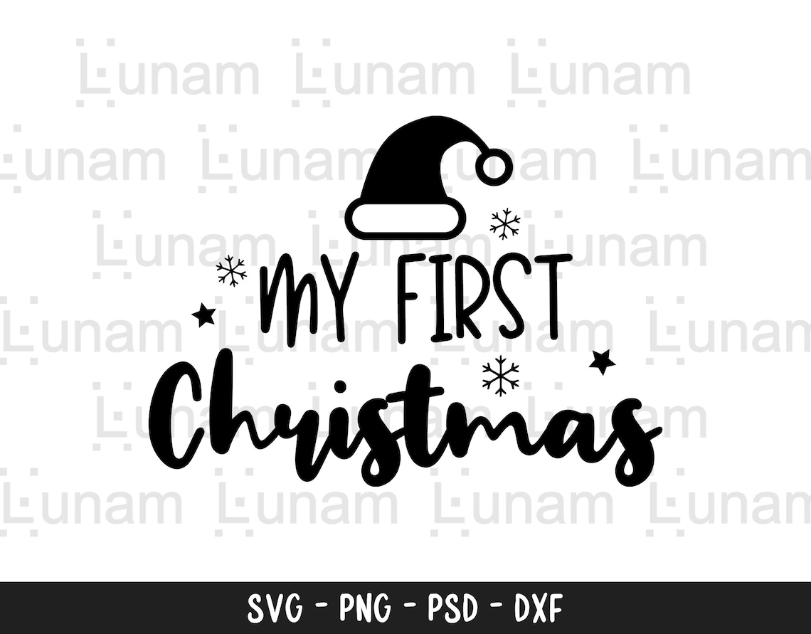 My First Christmas SVG Baby First Christmas SVG Baby First | Etsy