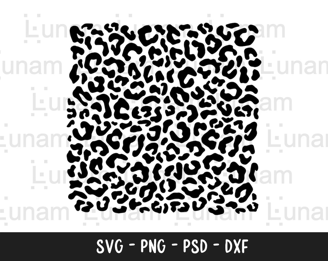 Leopard Print Pattern Svg leopard Pattern Svg Repeating - Etsy