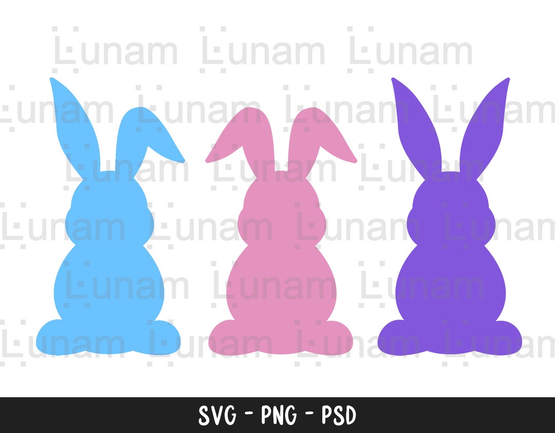 Bunny Svg, Easter Bunny Svg, Bunny Silhouette Svg, Easter Bunny ...