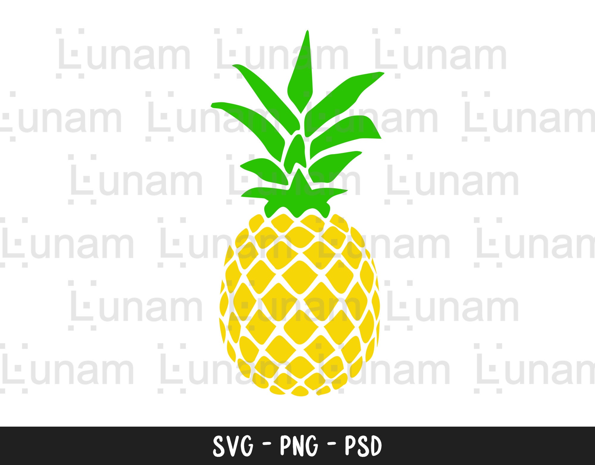 Ananas Svg, Ananas geschnitten Datei, Ananas Monogramm Svg, Sommer Obst ...