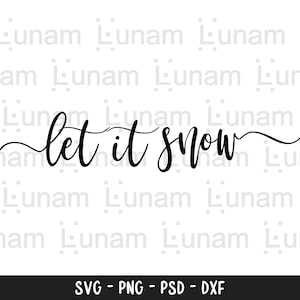 Let It Snow SVG Christmas SVG Winter SVG Winter Sign Svg | Etsy