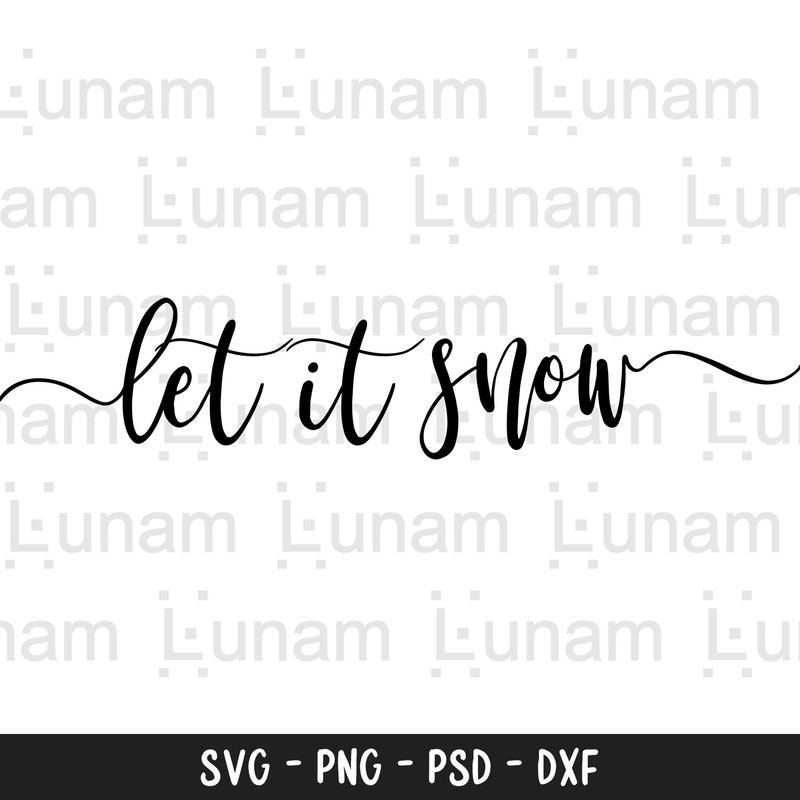 Let It Snow Sign - Etsy