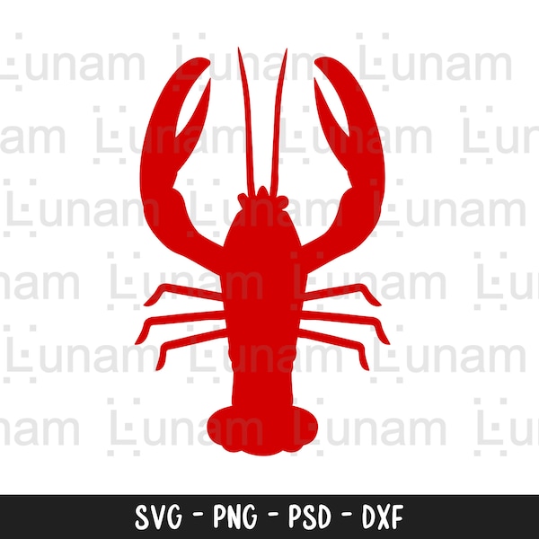 Crawfish Svg - Etsy