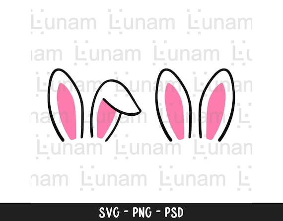 Bunny Ears SVG Easter SVG Easter Bunny SVG Rabbit Ears Svg | Etsy