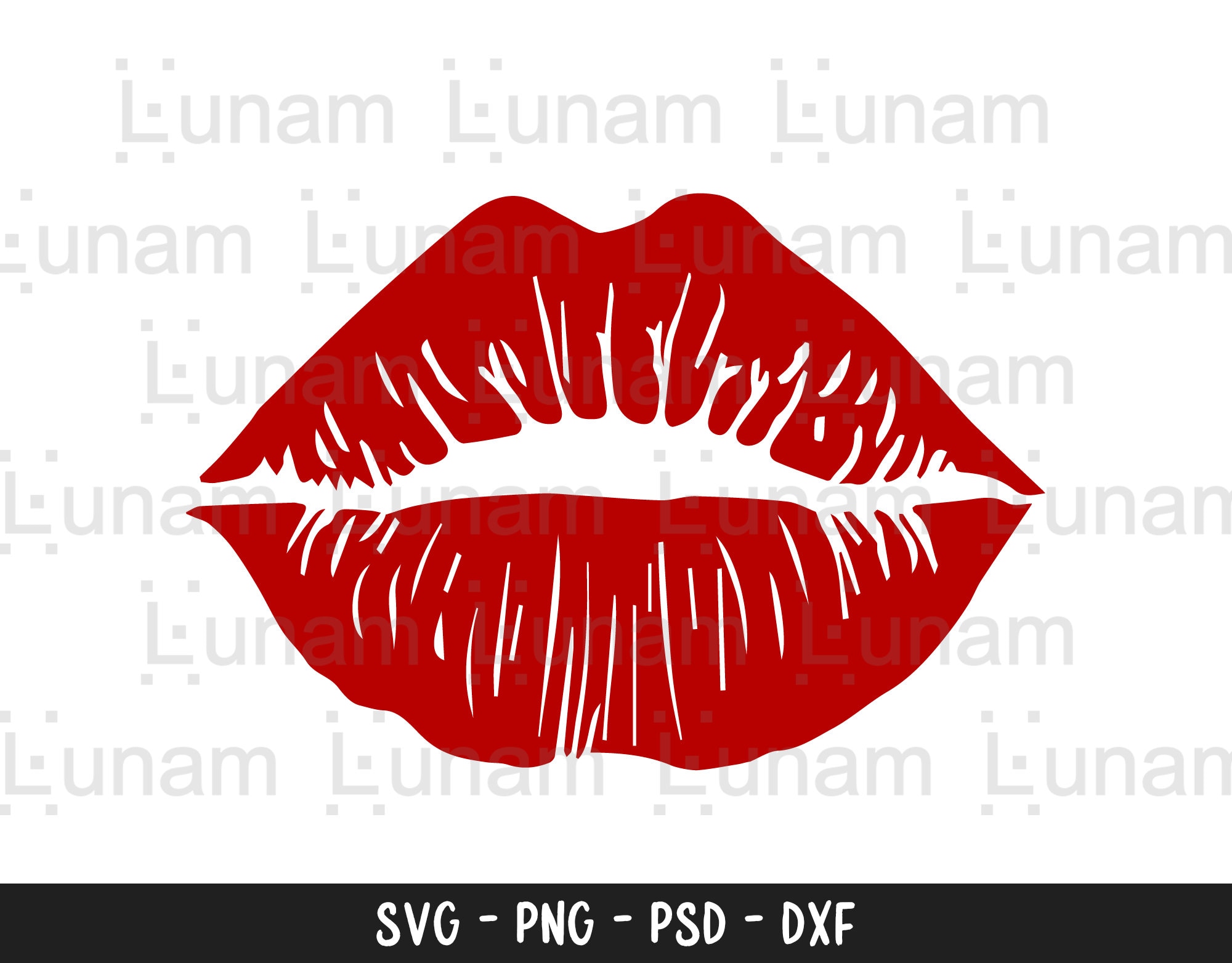Labios svg, labios rojos svg, Kiss svg, labios americanos svg, diseño ...