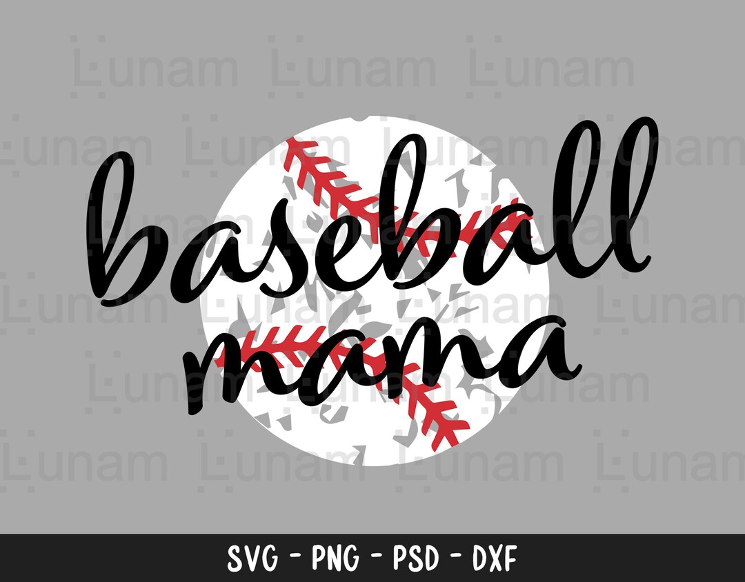 Baseball Mama Svg, Baseball Mom Svg, Baseball Mama Cut File, Baseball ...