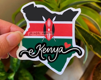 Kenya Laptop Stickers - Etsy