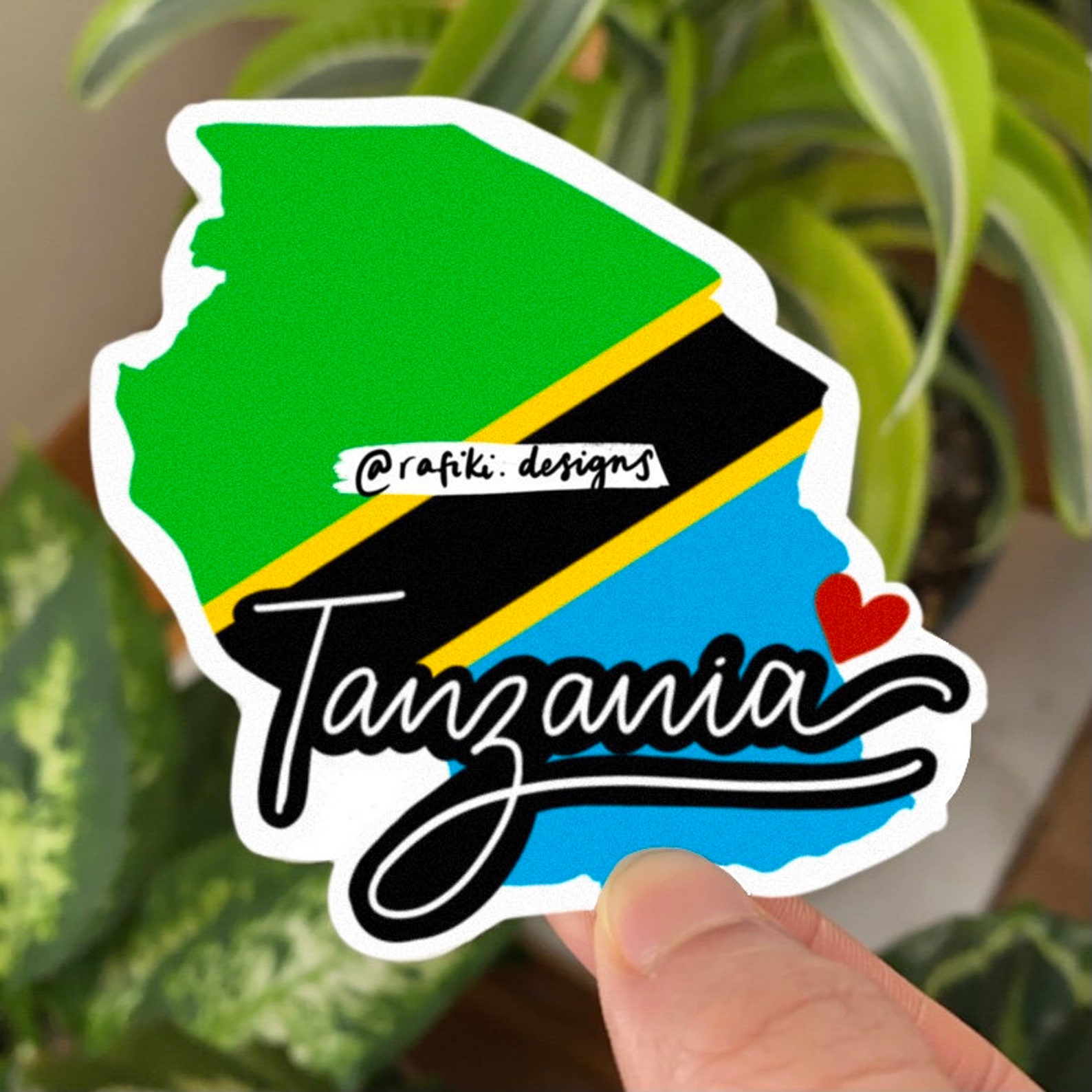 Tanzania Glossy Die Cut Sticker, Tanzania Sticker, Swahili, Funny ...