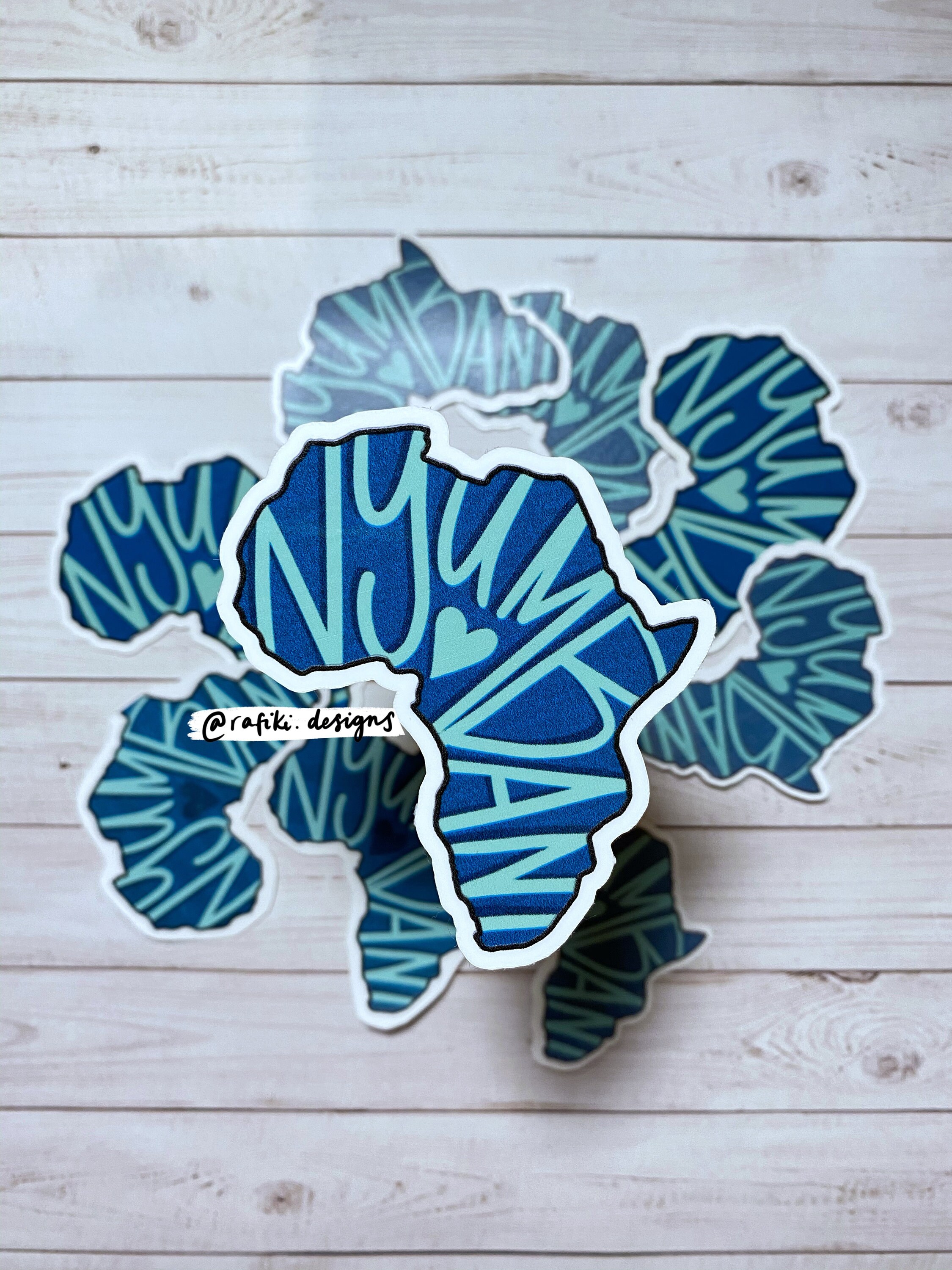 Nyumbani | Glossy Die Cut Sticker, Tanzania Sticker, Swahili, Funny ...