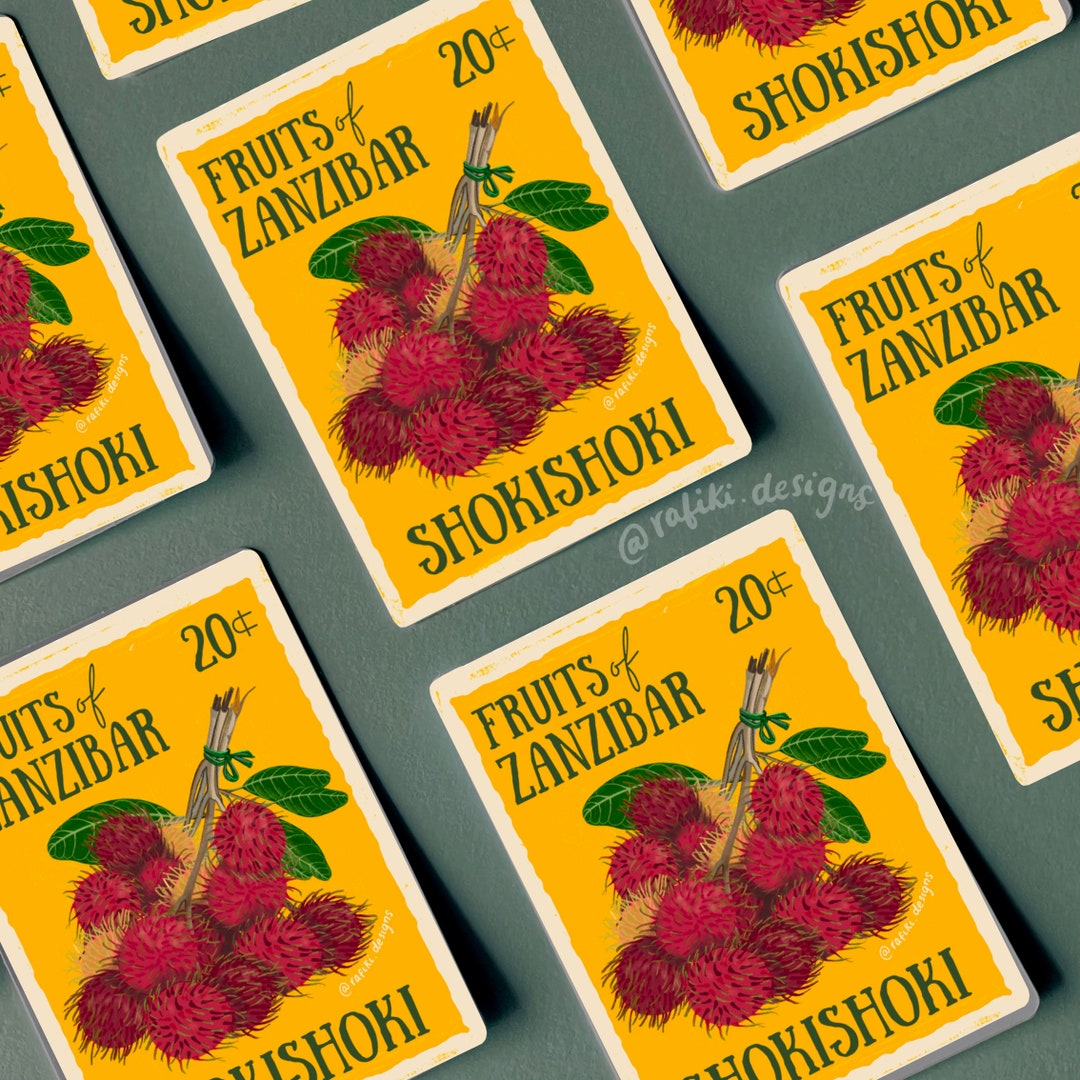Zanzibar Shokishoki | Matte Die Cut, Tanzania Sticker, Swahili, Funny ...