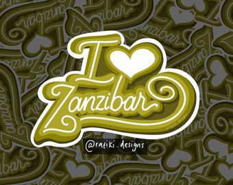 Tanzania Die Cut Sticker Tanzania Sticker Swahili Funny - Etsy