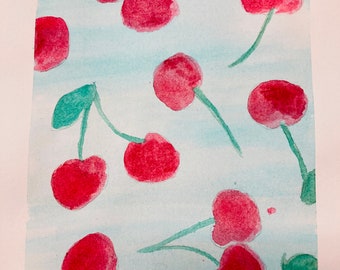 Cherry Print - Etsy