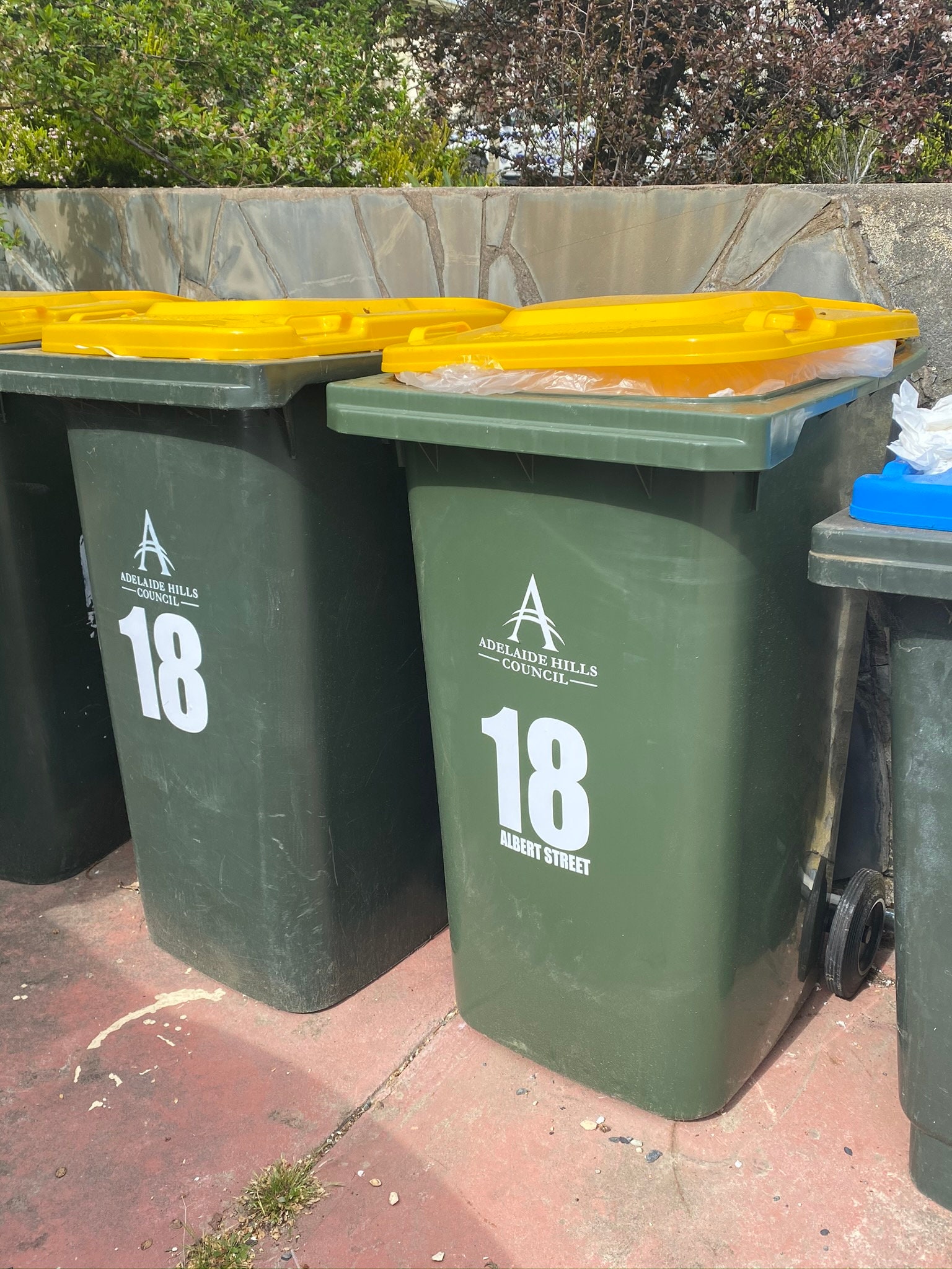 Custom Rubbish Bin Sticker Number Street Name Decal Wheelie | Etsy